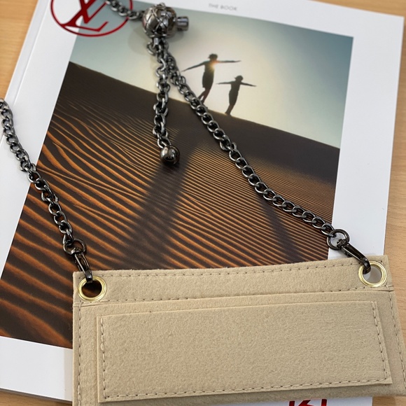 Accessories | Gunmetal Adjustable Crossbody Chain With Felt Insert ...